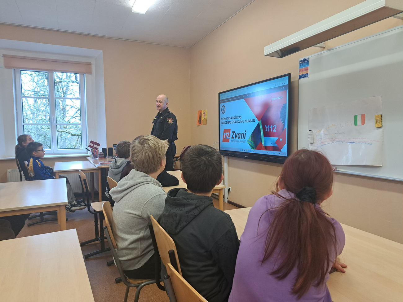 Tikšanās ar VUGD pārstāvi 21.02.2024 : Zantes pamatskola